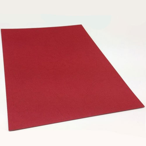 Q-Connect Binding Comb Covers Leathergrain Pack of 100 Red A4 - Hunt ...