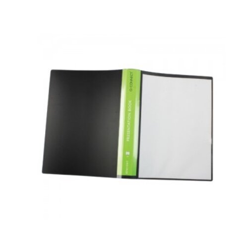 Q-Connect Presentation Display Book 100-Pocket Black - Hunt Office Ireland