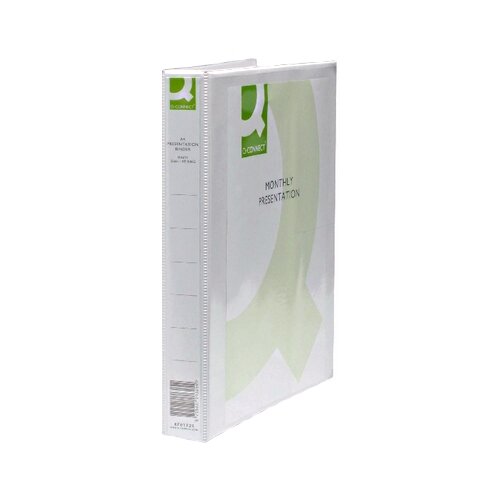 Q-Connect White 2 Ring Presentation Binder Pack of 6 KF72645 - Hunt ...