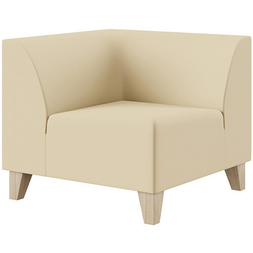 SIGMA MODULAR Soft Seating Single Seater 90 Degree Corner Unit With ...