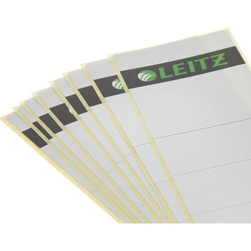 Leitz Pack of 10 Self Adhesive Spine Labels for Standard Board Lever ...
