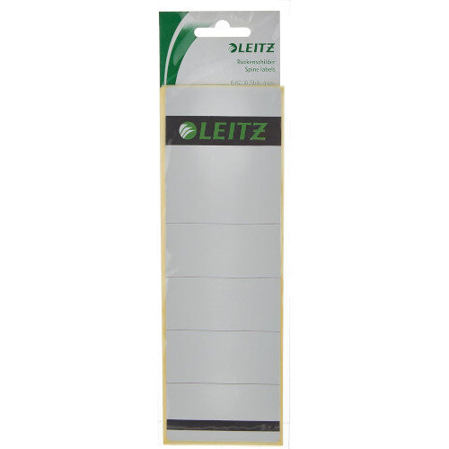 Leitz Pack of 10 Self Adhesive Spine Labels for Standard Board Lever ...