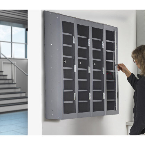 Mobile Phone Locker Single door c/w USB-A & USB-C in each compartment c ...