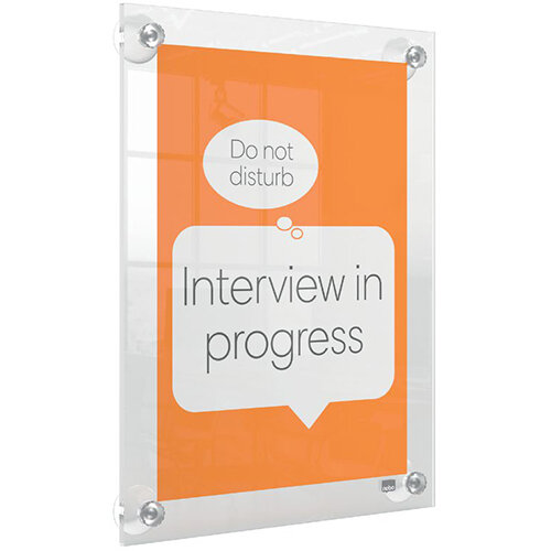 Nobo A4 Acrylic Wall Mounted Repositionable Poster Frame 1915600 - Hunt ...