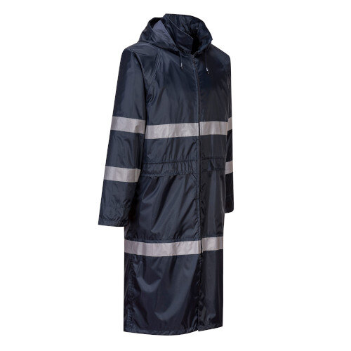 Portwest F438 Classic Iona Rain Coat Navy Small - Hunt Office Ireland