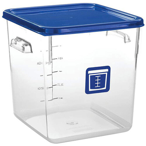 Rubbermaid 7.6L Space Saving Stackable Food Storage Square Container ...