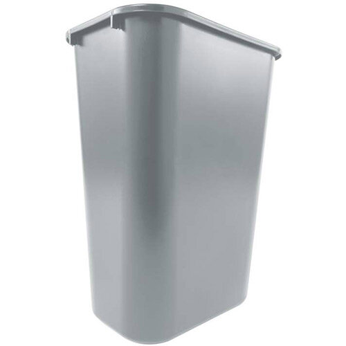 Rubbermaid 39L Rectangular Waste Basket Grey - Hunt Office Ireland