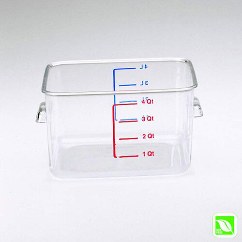 Rubbermaid 3.8L Space Saving Stackable Food Storage Square Container ...