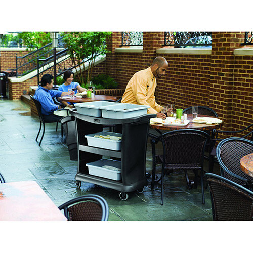 Rubbermaid Executive Service Cart Black - Hunt Office Ireland