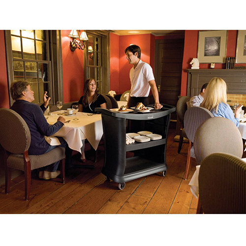 Rubbermaid Executive Service Cart Black - Hunt Office Ireland