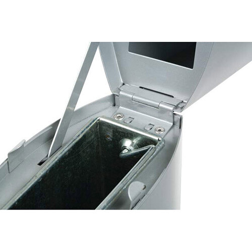 Rubbermaid Metropolitan Smokers Station Ash & Cigarette Bin Silver ...