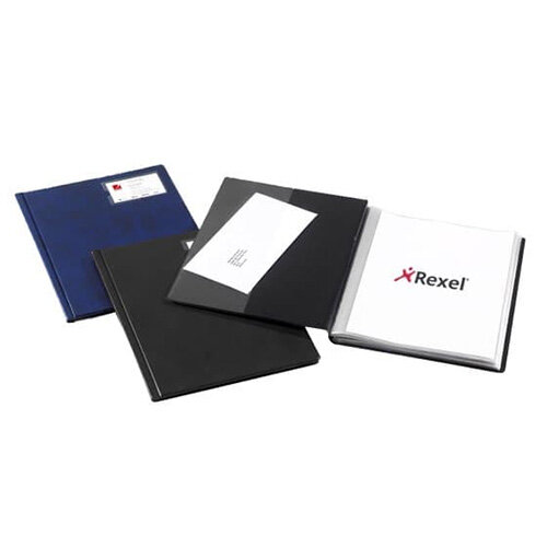 Rexel Nyrex 24 Pocket Display Book A4 Black 10015BK - Hunt Office Ireland