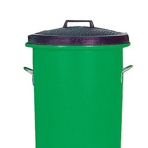 Heavy Duty Coloured Dustbin Green 85 Litre 311965 - Hunt Office Ireland