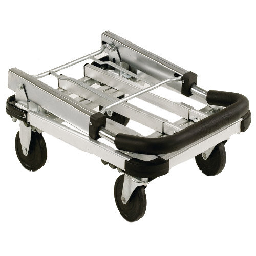 Black and Grey Folding Extendable Platform Trolley 317221 110kg - Hunt ...