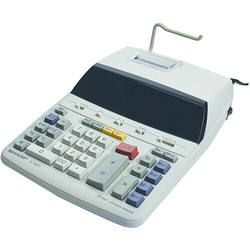 Sharp Printing Calculator 10-Digit EL1607R - Hunt Office Ireland