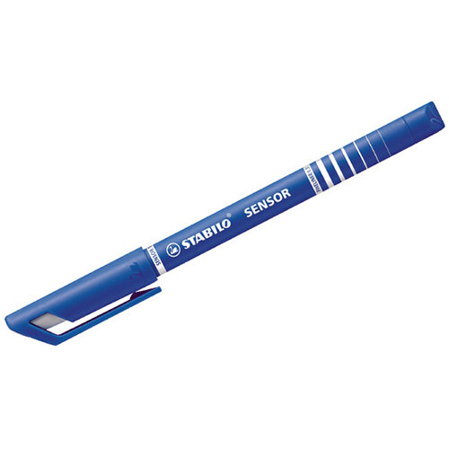 Stabilo Blue Sensor Fineliner Pens Pack of 10 - Hunt Office Ireland