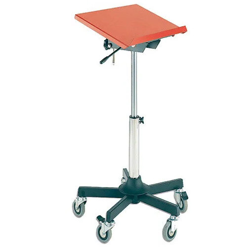 Mobile Work Stand Adjustable Single 500x300mm - Hunt Office Ireland