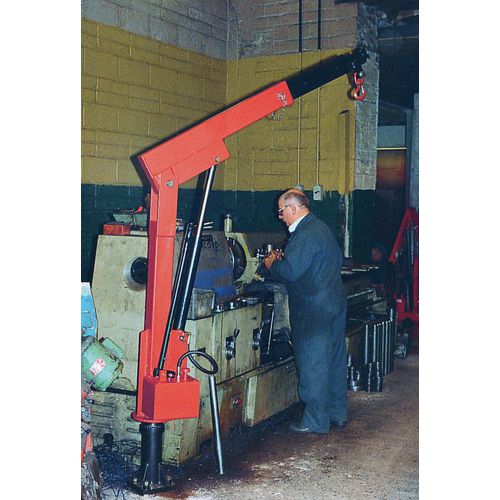 Socket Mounted Swing Jib Crane 500Kg Capacity - Hunt Office Ireland