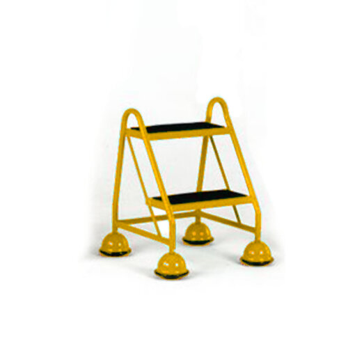 Cup Step With Slip Resistant Treads No Handrail 2 Tread In Yellow ...