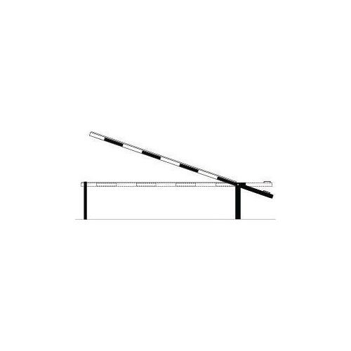 Compact System Boom Barrier Counterweight Arm 4000mm Long With Fixed ...
