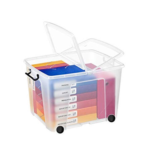 75 Litre Smart Storemaster Box With Folding Lid And Clip Handles - Hunt ...