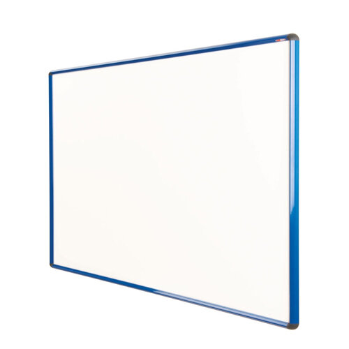 Shield Design Magnetic Whiteboard 600X900 Blue Frame - Hunt Office Ireland