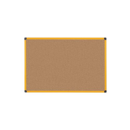 Yellow Maya Frame Cork Noticeboard 1500X1200 - Hunt Office Ireland