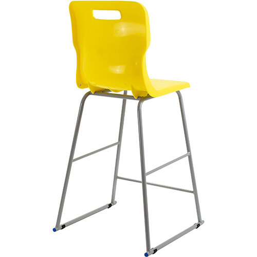Titan High Classroom Stool with Backrest Size 6 685mm Seat Height (Ages ...