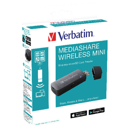 Vertabim Mediashare Mini - Wireless microSD Card Reader 49160 - Hunt ...