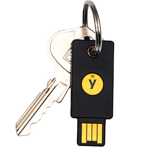 Yubico - Security Key NFC - Black - Two-Factor Authentication Security ...