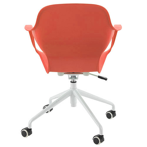 Ariel 2 Modern Design Spider Base Chair Red - Hunt Office Ireland