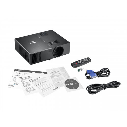 Dell 1550 - DLP Multimedia Projector - 3D - 3800 lumens - XGA (1024 x ...