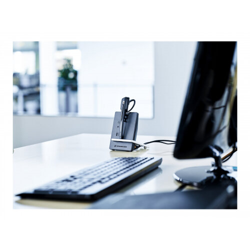 Sennheiser D 10 USB ML - Headset - convertible - DECT CAT-iq - wireless ...