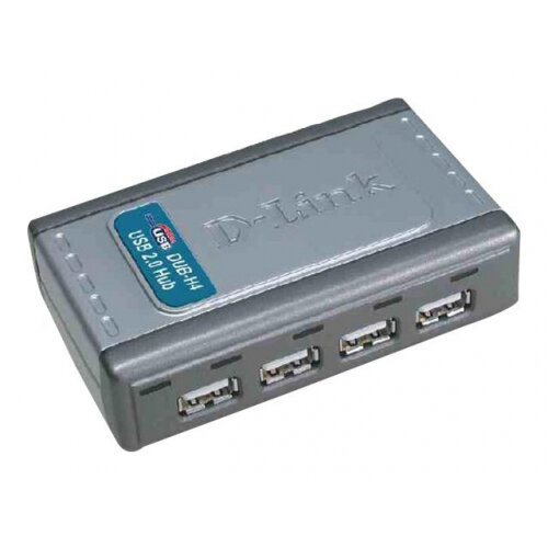 D-Link DUB H4 - Hub - 4 x USB 2.0 - desktop - Hunt Office Ireland