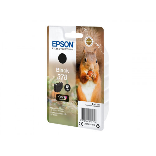 Epson 378 - 5.5 ml - black - original - blister - ink cartridge - for ...
