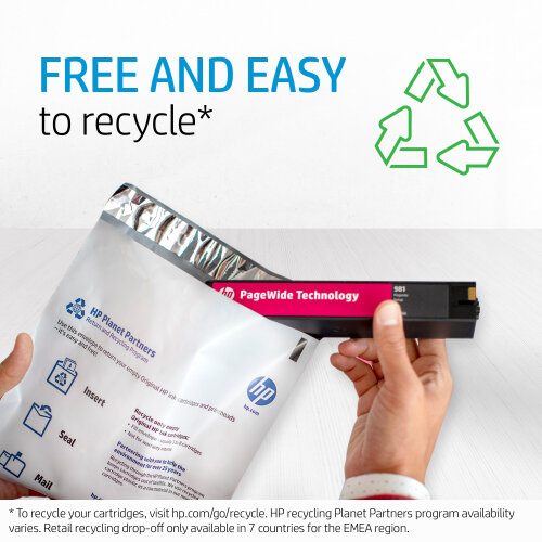 HP 864 - 500 ml - black - original - PageWide XL - ink cartridge - for ...