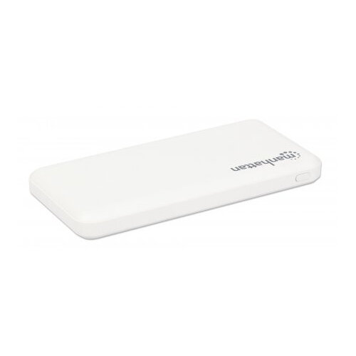 Manhattan Power Bank, 10000 mAh, Output: 2x USB-A (2.1A & 1A), Input ...