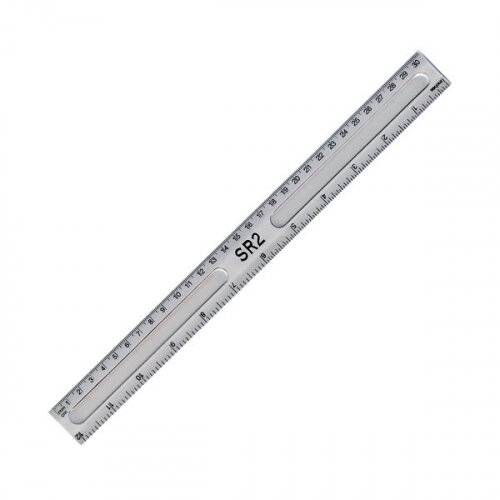 Ruler 300mm Clear WX01107 - Hunt Office Ireland