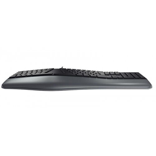 Cherry KC 4500 Ergo USB Wired Ergonomic Keyboard UK Black JK-4500GB-2 ...