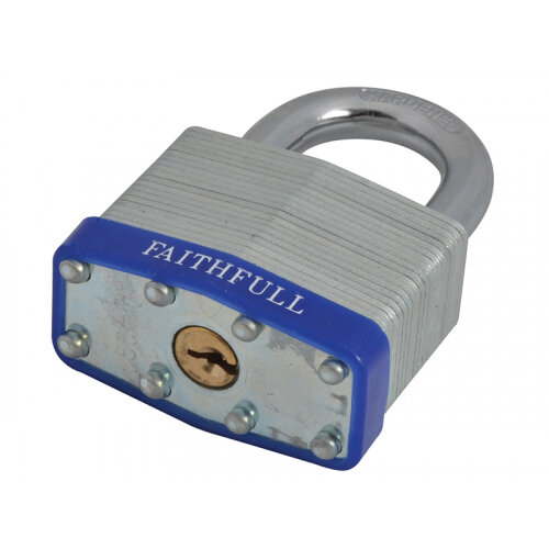 Laminated Steel Padlock 50mm 3 Keys - Hunt Office Ireland