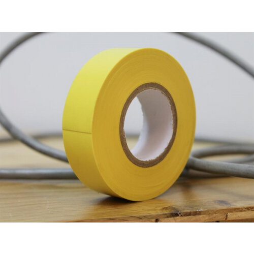 PVC Electrical Tape Yellow 19mm x 20m - Hunt Office Ireland