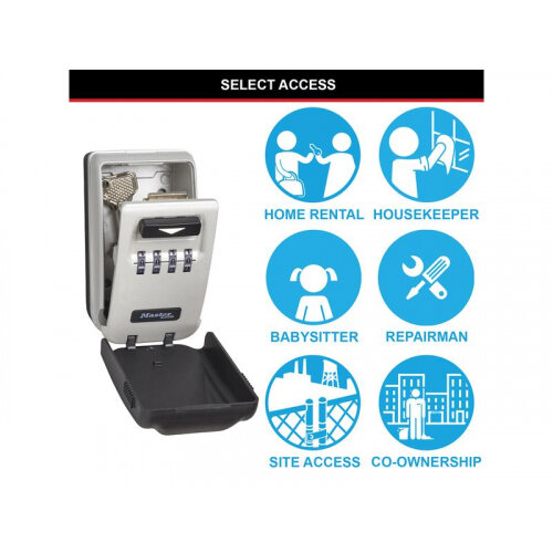 MASTER LOCK Medium light up dial key lock box Select Access - wall ...
