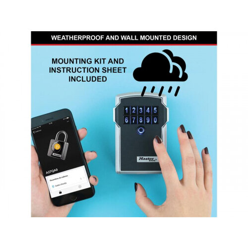 MASTER LOCK Bluetooth Key Lock Box - Select Access Smart - Wall Mount ...