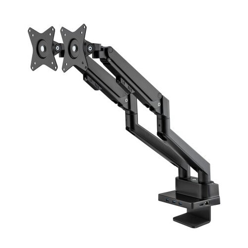 Manhattan TV & Monitor Mount with built-in Dock/Hub, Desk, Full Motion ...