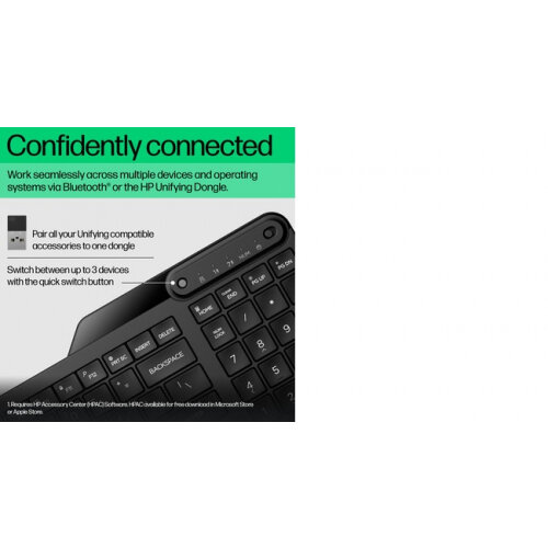 HP 475 Dual-Mode Wireless Keyboard - Hunt Office Ireland