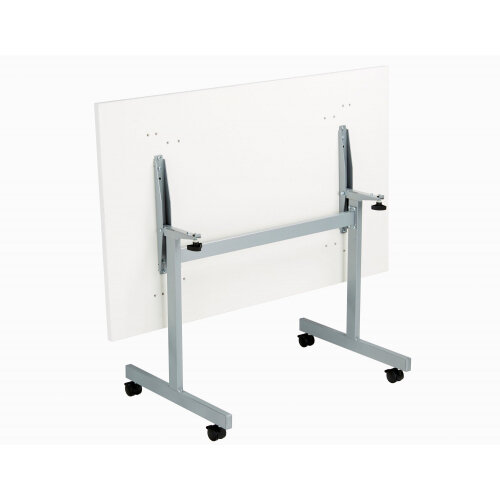One Eighty Rectangular Tilting Table 1200 X 700 White/Silver - Hunt ...