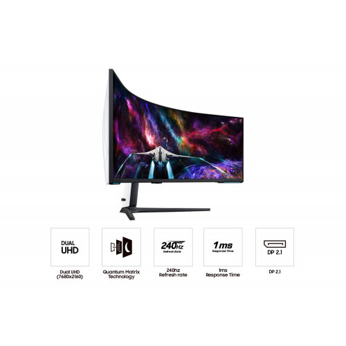 Samsung Odyssey Neo G9 57" G95NC 240Hz Dual UHD Monitor - Hunt Office ...