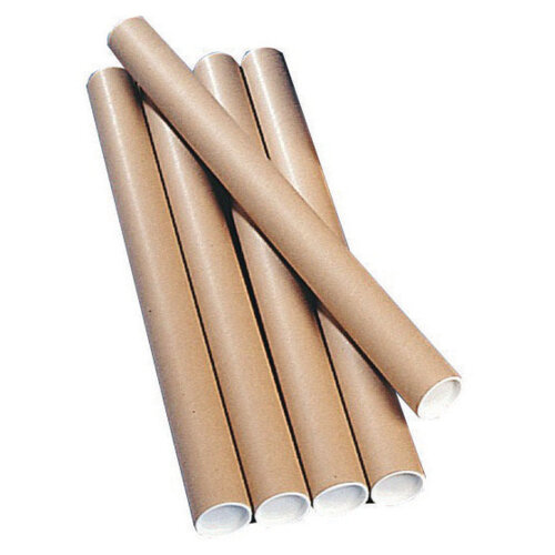 Brown Kraft 330x50mm Cardboard A4-A3 Postal Tubes Pack of 25 - Hunt ...