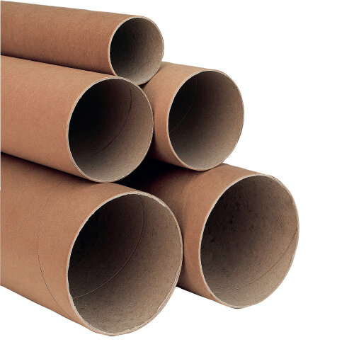 Brown Kraft 330x50mm Cardboard A4-A3 Postal Tubes Pack of 25 - Hunt ...