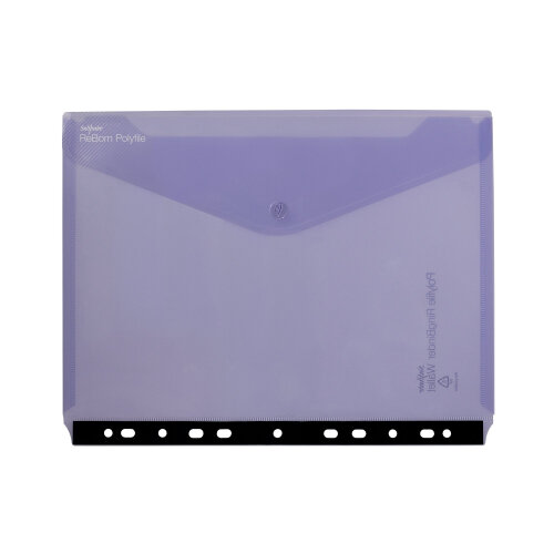 Reborn Polyfile Ring Binder Wallet Landscape Assorted (Pack of 5) 15916 ...